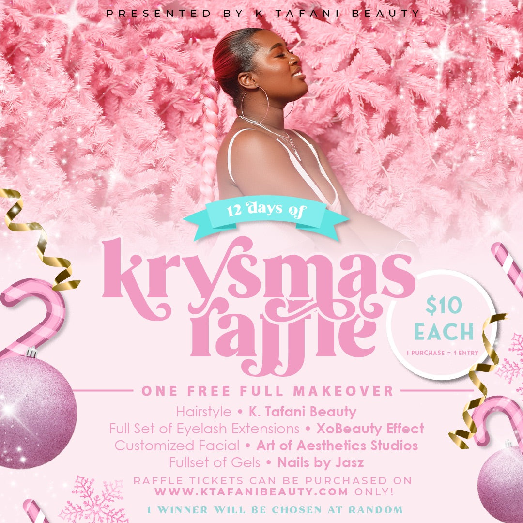 Krysmas Raffle Ticket – Shop | Tafani Beauty